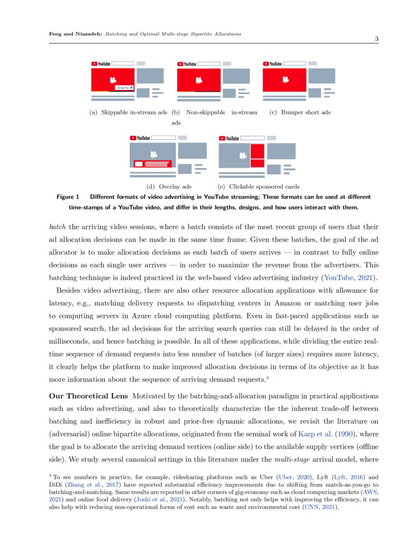 Batching and Optimal Multi-stage Bipartite Allocations | DeepAI