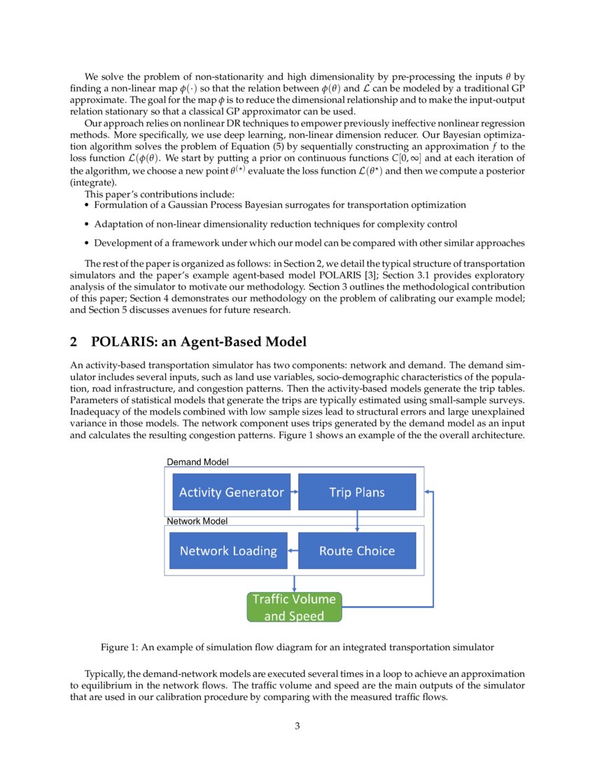 Bayesian Calibration for Activity Based Models | DeepAI