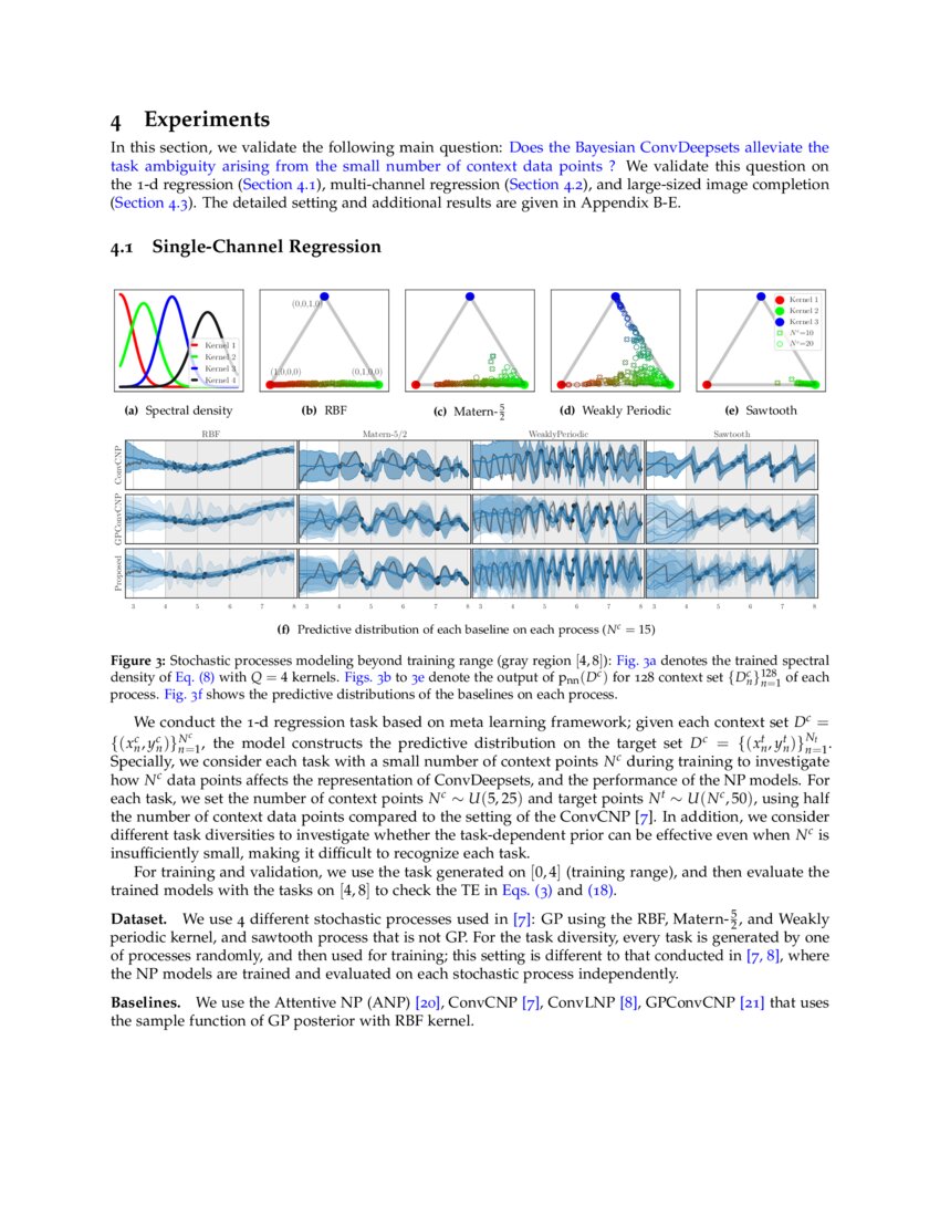 Bayesian Convolutional Deep Sets with Task-Dependent Stationary Prior | DeepAI