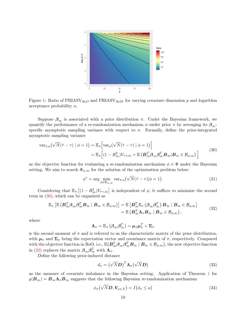 Bayesian Criterion For Re Randomization Deepai 8859