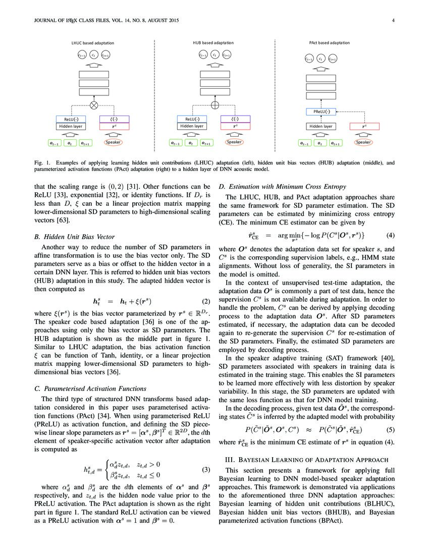 Bayesian Learning for Deep Neural Network Adaptation | DeepAI
