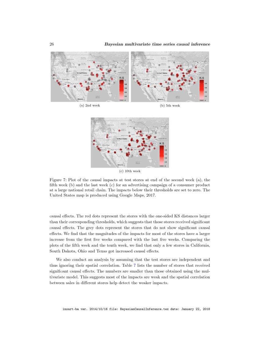 Bayesian Method For Causal Inference In Spatially Correlated