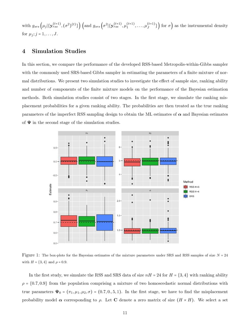 Bayesian Mixture Modelling With Ranked Set Samples Deepai