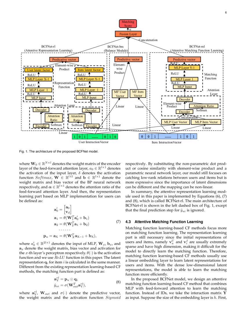BCFNet: A Balanced Collaborative Filtering Network with Attention ...