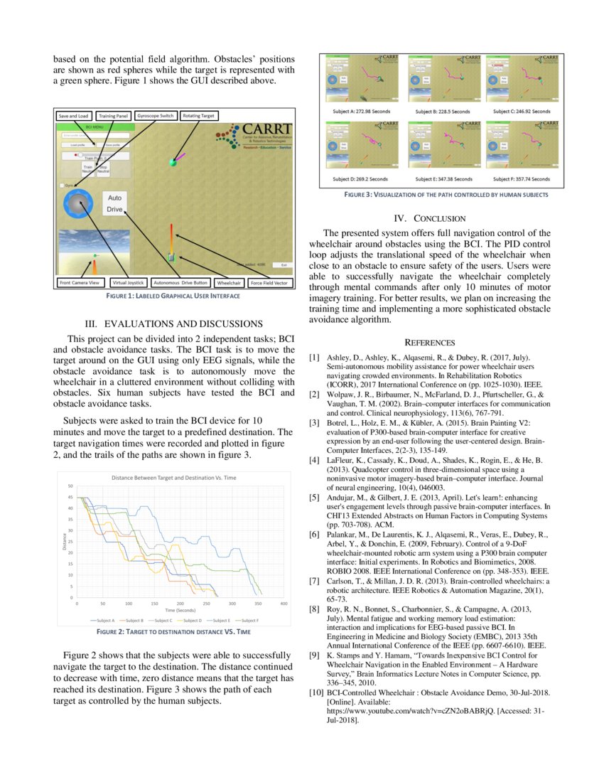 BCI-Controlled Hands-Free Wheelchair Navigation with Obstacle Avoidance ...