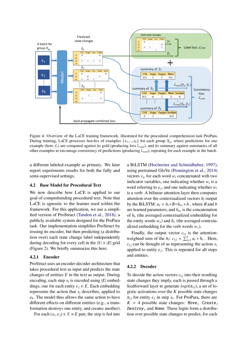 Be Consistent Improving Procedural Text Comprehension Using Label Consistency Deepai