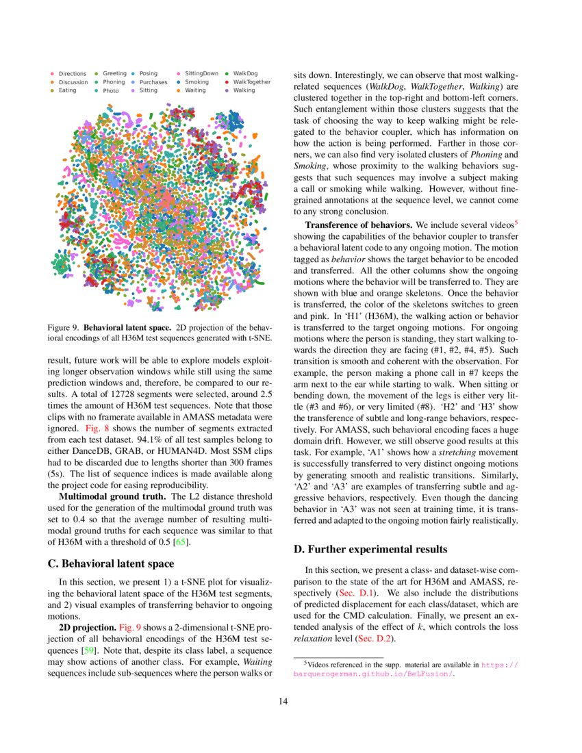 BeLFusion: Latent Diffusion for Behavior-Driven Human Motion Prediction ...