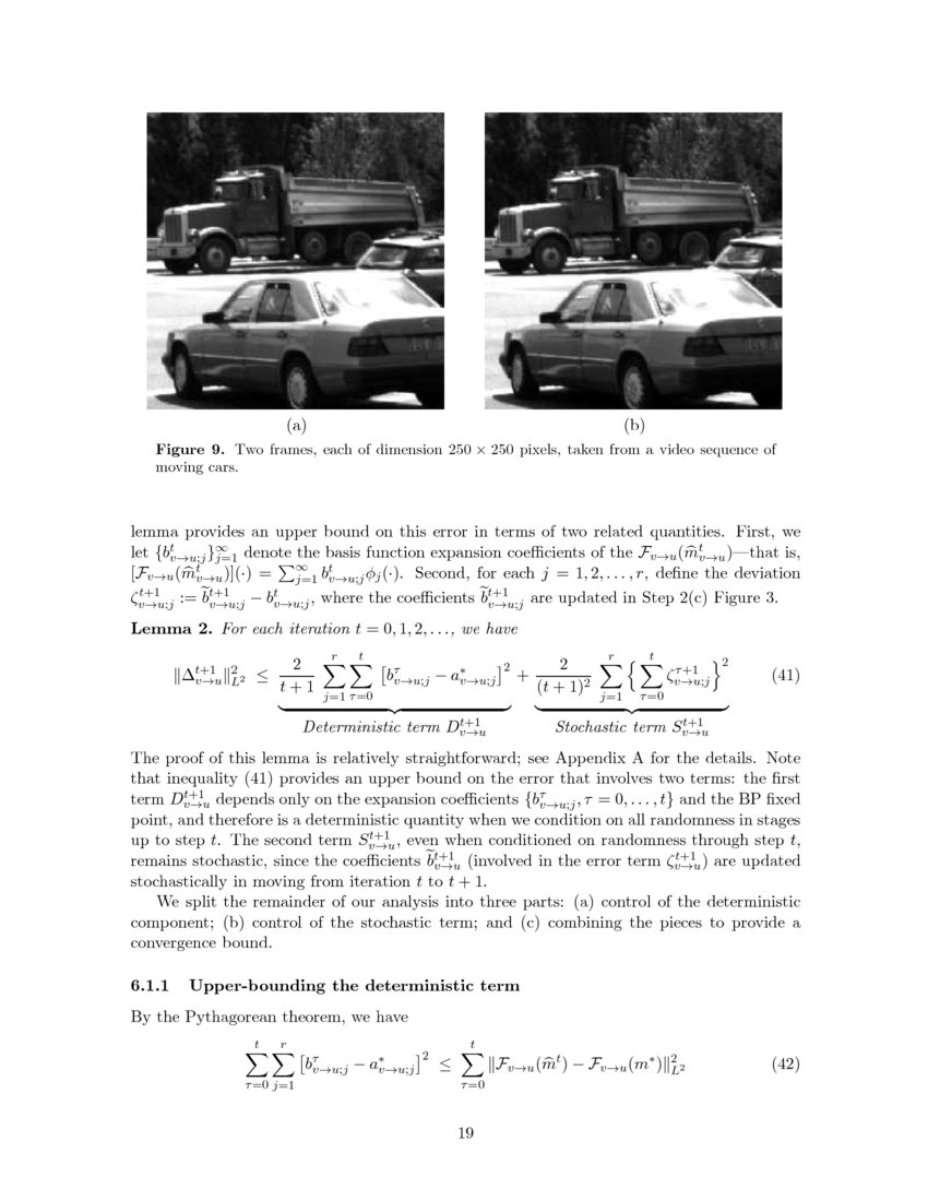 Belief Propagation For Continuous State Spaces Stochastic Message Passing With Quantitative
