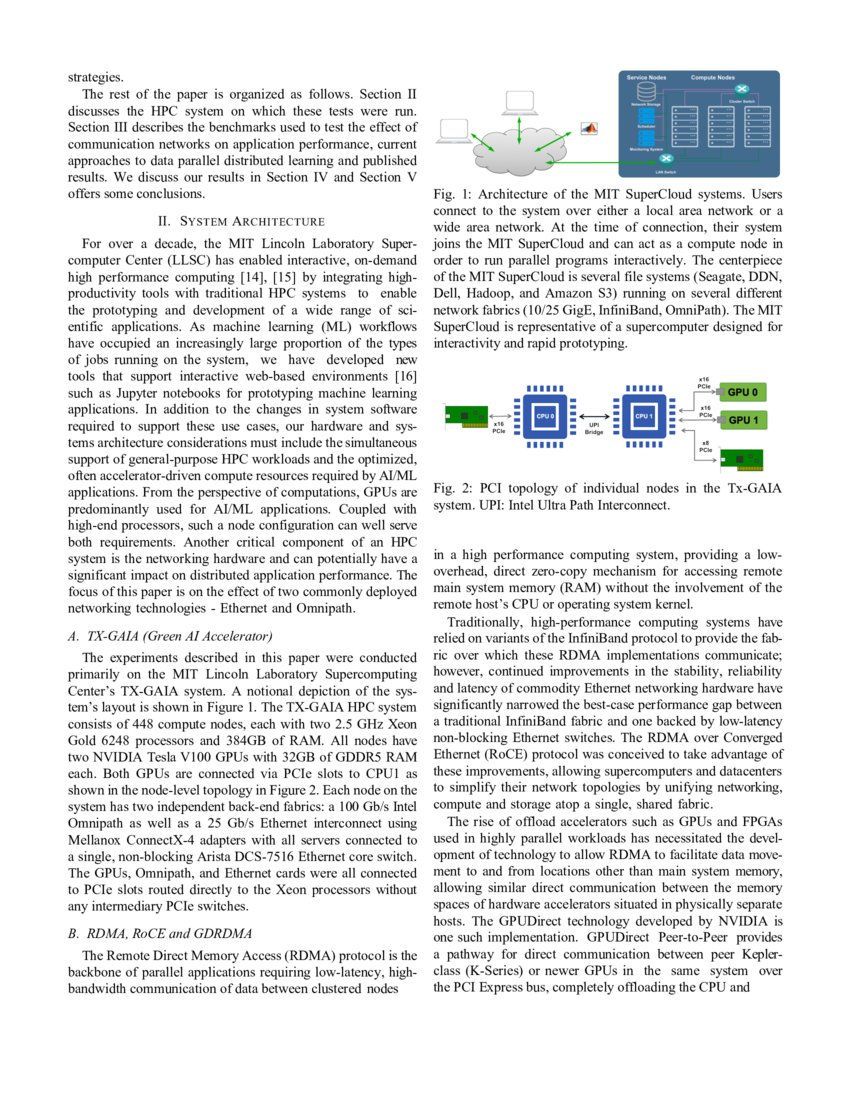 Benchmarking network fabrics for data distributed training of deep neural networks | DeepAI