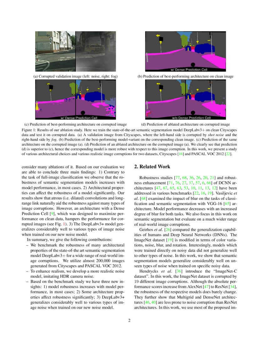 Benchmarking the Robustness of Semantic Segmentation Models | DeepAI