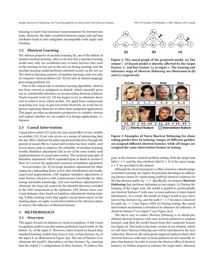 Benign Shortcut for Debiasing: Fair Visual Recognition via Intervention ...