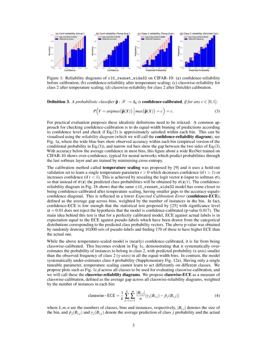 Beyond temperature scaling: Obtaining well-calibrated multiclass ...