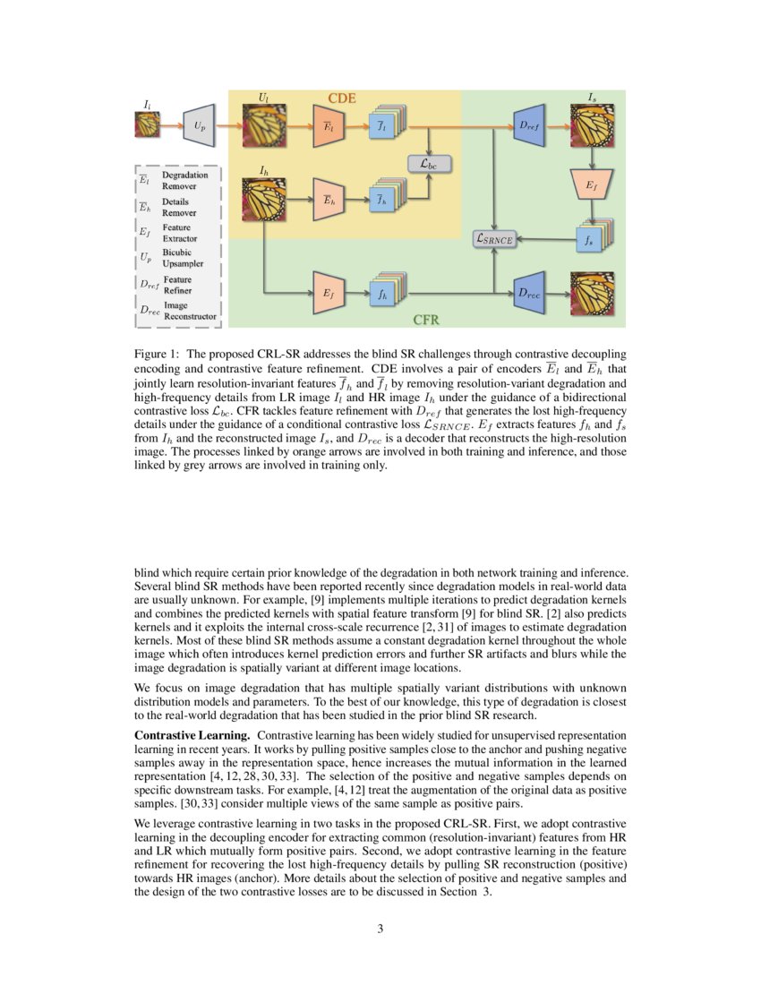 Blind Image Super-Resolution via Contrastive Representation Learning | DeepAI