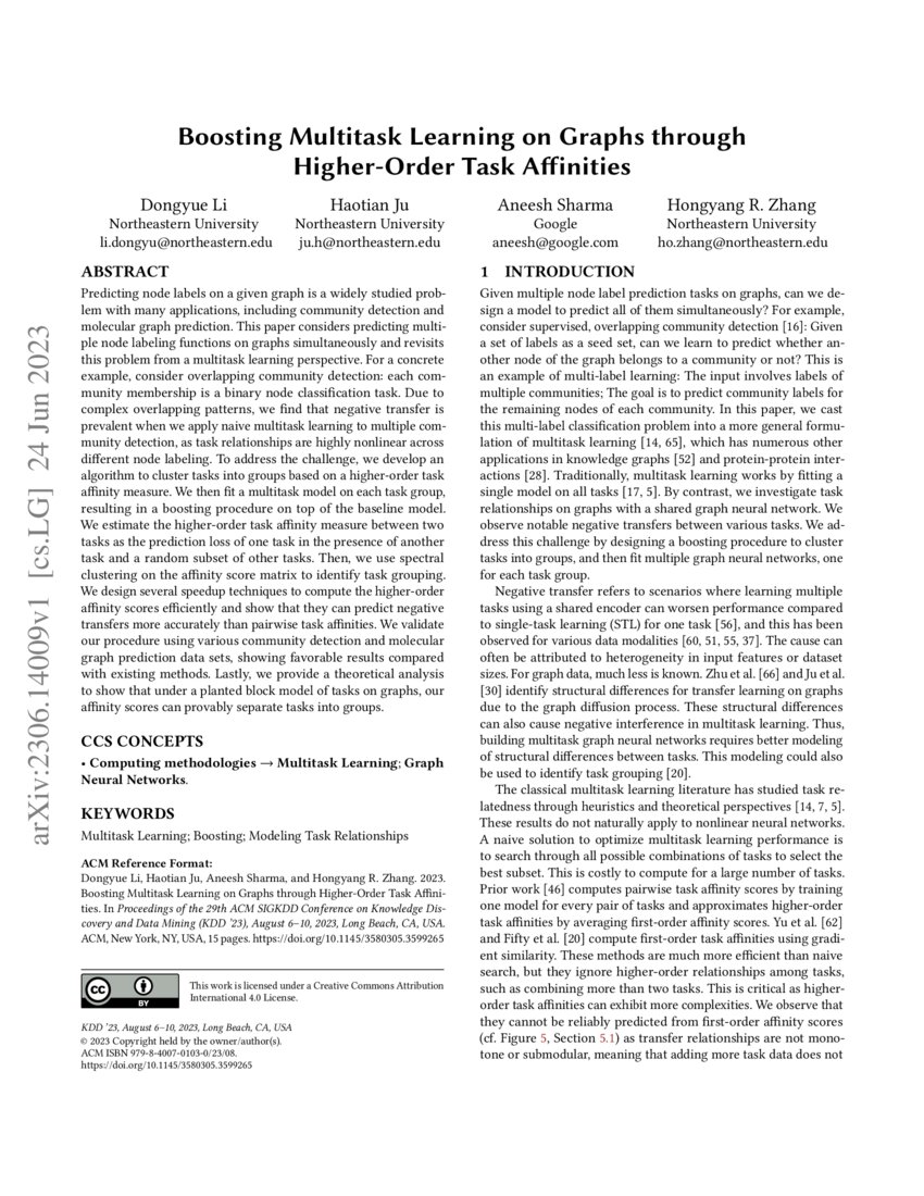 Boosting Multitask Learning on Graphs through Higher-Order Task ... Boosting Multitask Learning on Graphs through Higher-Order Task ...