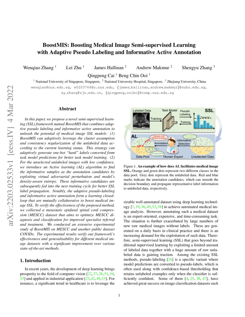 BoostMIS: Boosting Medical Image Semi-supervised Learning with Adaptive ...