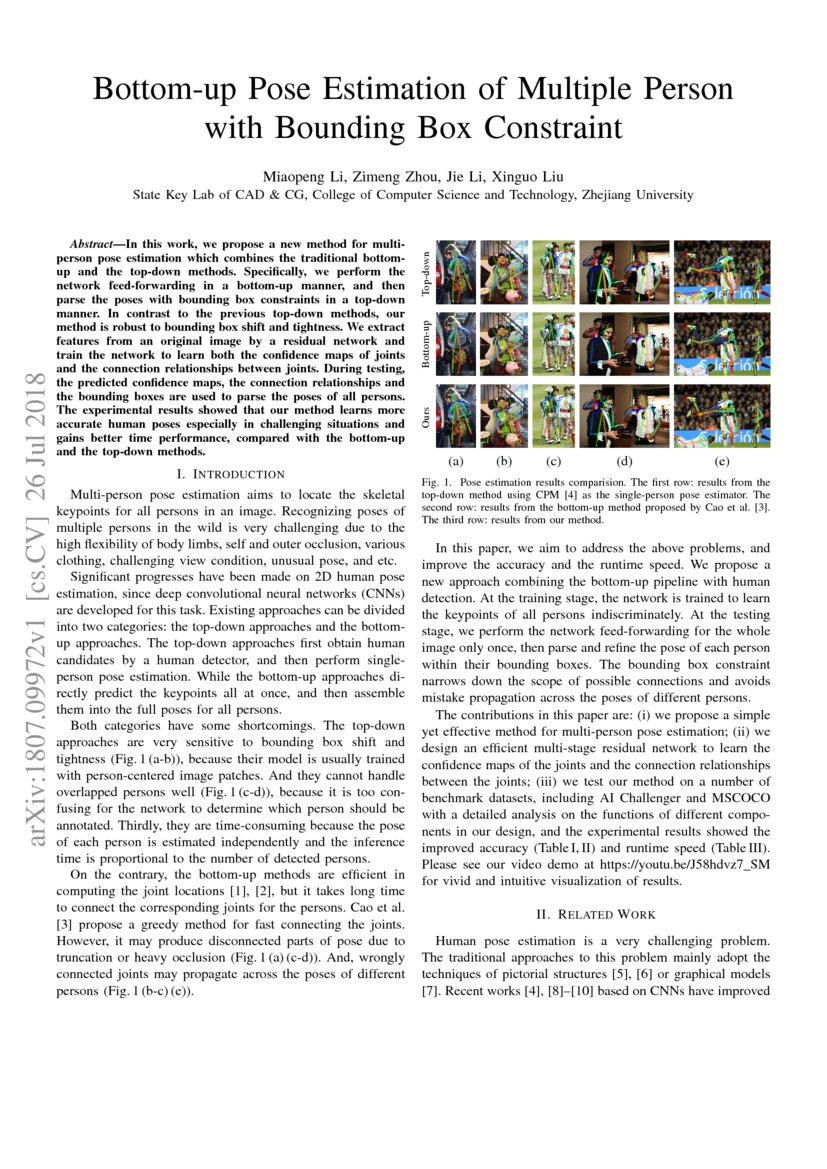 Bottom-up Pose Estimation of Multiple Person with Bounding Box ...