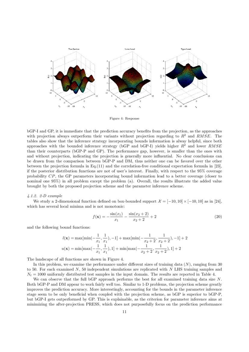 Bounded Regression with Gaussian Process Projection | DeepAI