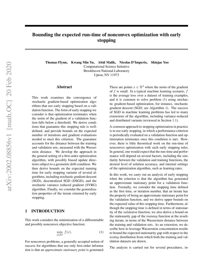 Bounding The Expected Run time Of Nonconvex Optimization With Early bounding-the-expected-run-time-of-nonconvex-optimization-with-early