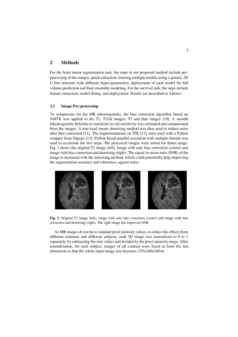 Brain Tumor Segmentation Using An Ensemble Of 3d U Nets And Overall