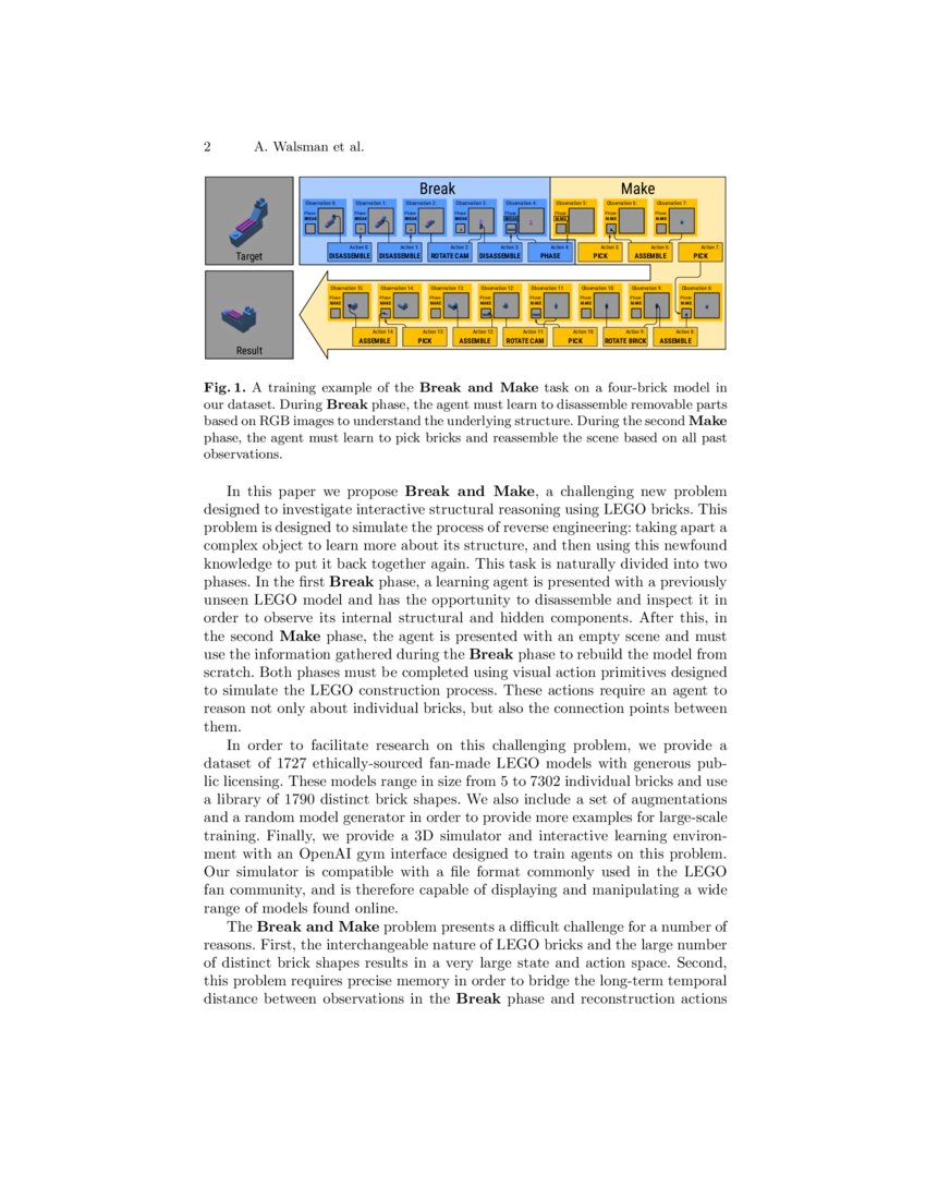 Break and Make: Interactive Structural Understanding Using LEGO Bricks ...