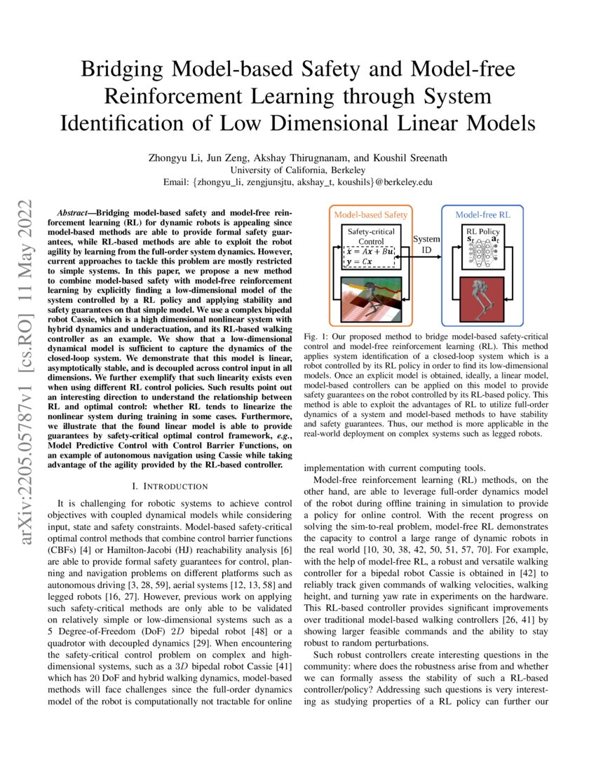 Bridging Model-based Safety and Model-free Reinforcement Learning ...