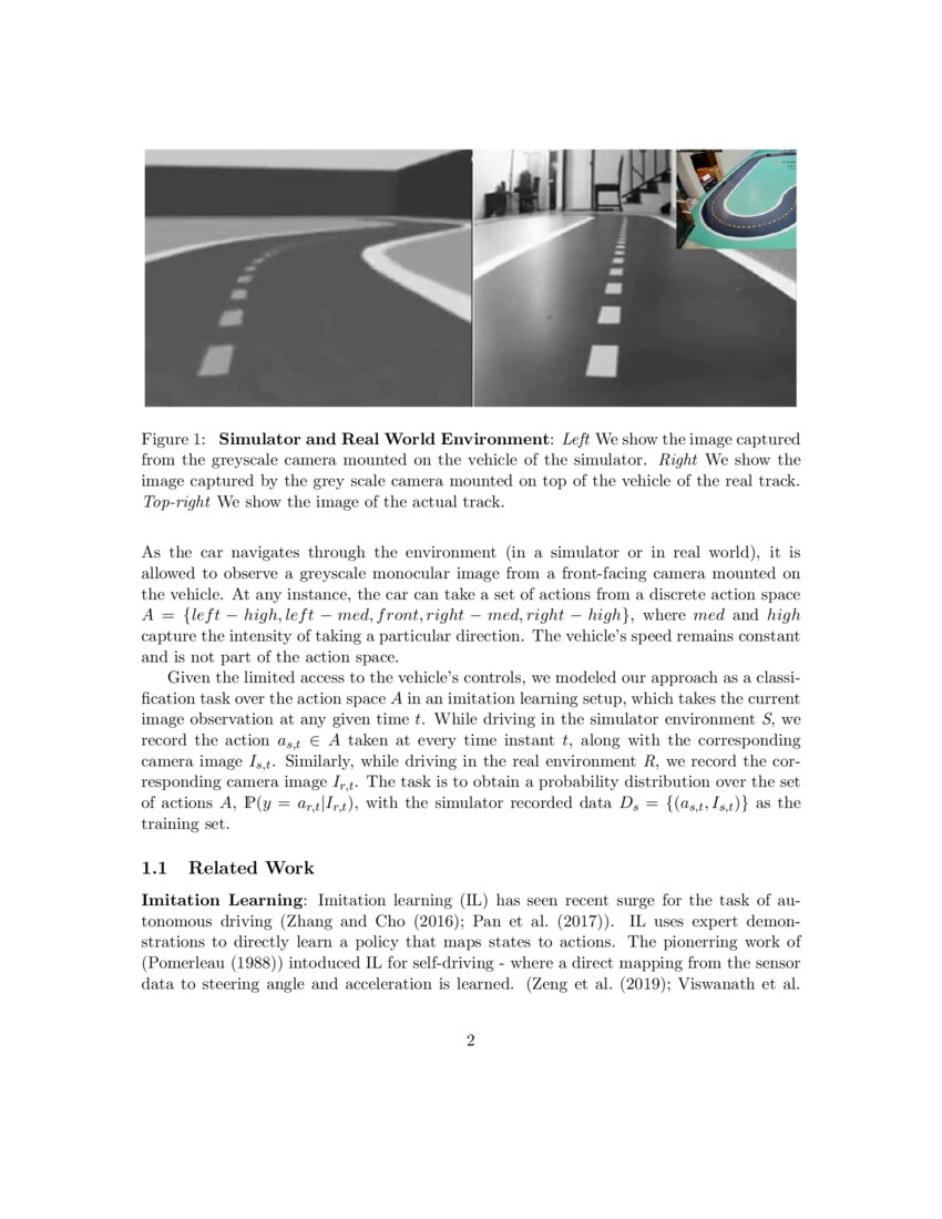 Bridging Sim2Real Gap Using Image Gradients for the Task of End-to-End Autonomous Driving | DeepAI