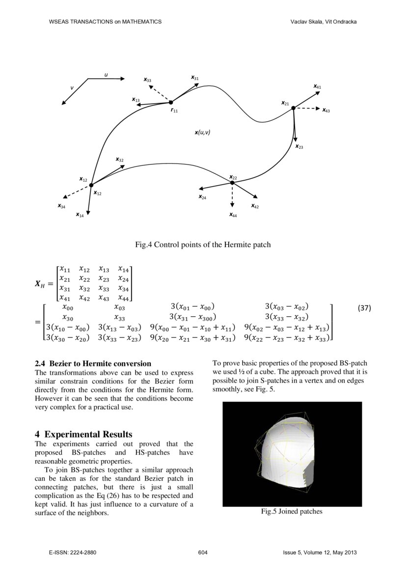 Bs Patch Constrained Bezier Parametric Patch Deepai