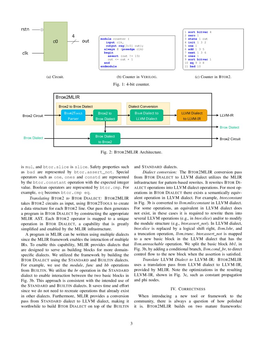 Btor2MLIR: A Format and Toolchain for Hardware Verification | DeepAI