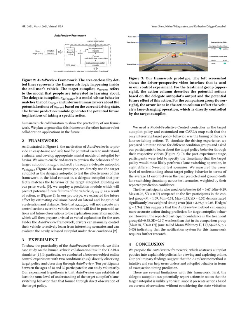 Building Mental Models through Preview of Autopilot Behaviors | DeepAI
