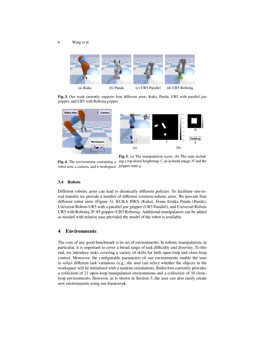 Bulletarm An Open Source Robotic Manipulation Benchmark And Learning Framework Deepai