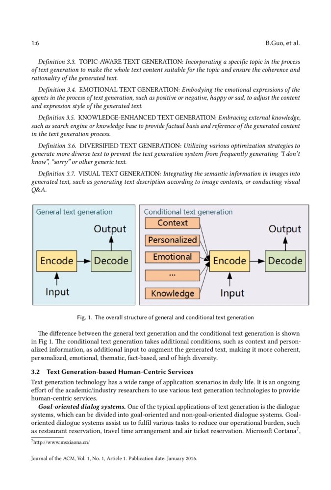 c-TextGen: Conditional Text Generation for Harmonious Human-Machine ...