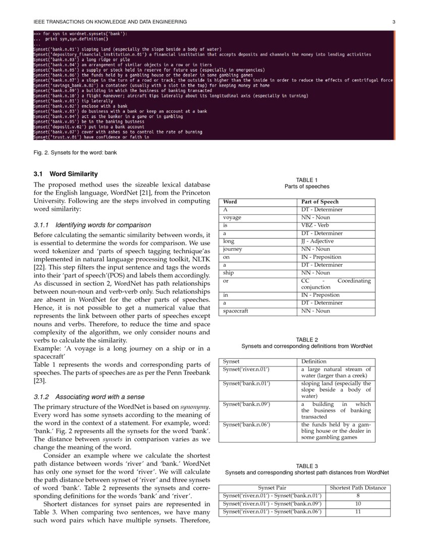 Calculating The Similarity Between Words And Sentences Using A Lexical Database And Corpus