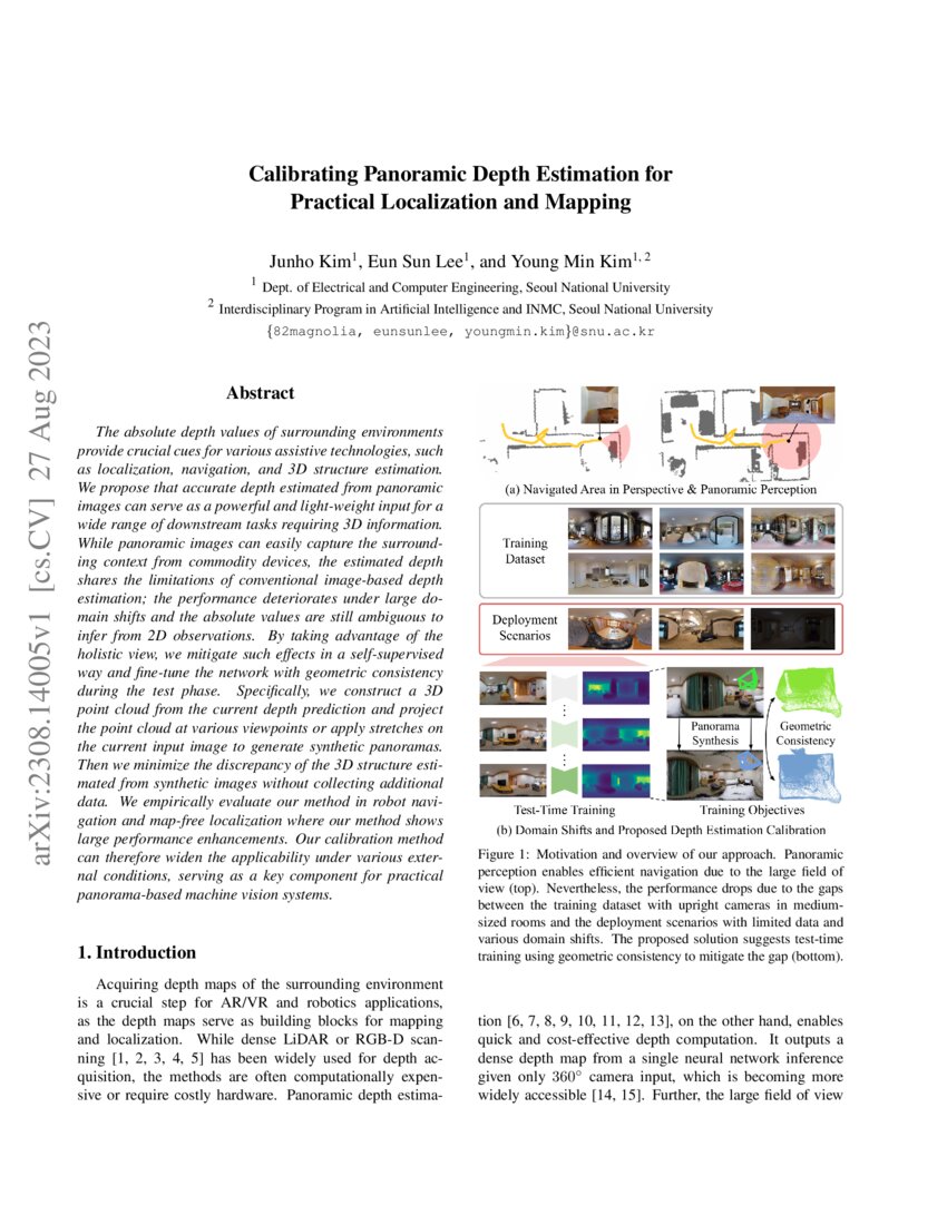 Calibrating Panoramic Depth Estimation For Practical Localization And