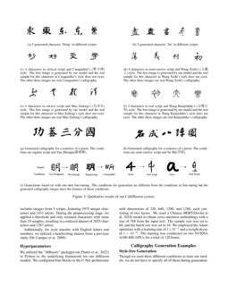 Calliffusion: Chinese Calligraphy Generation and Style Transfer with ...