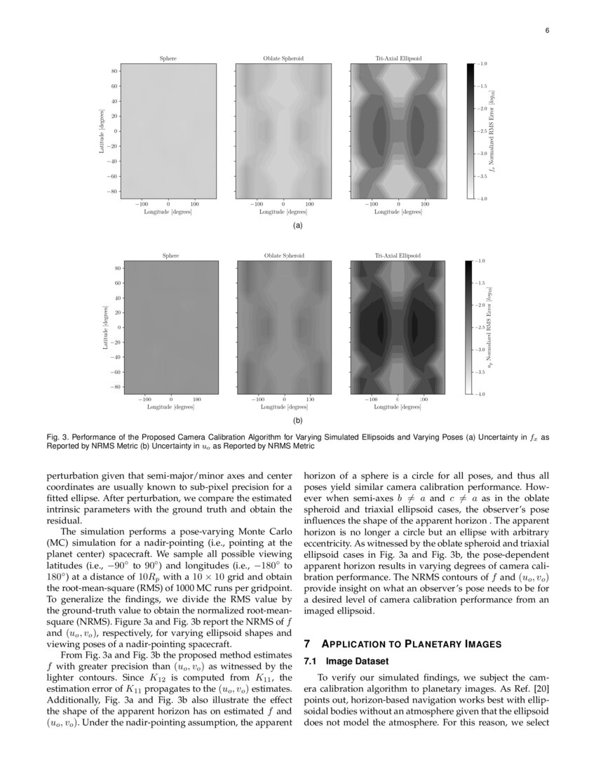 Camera Calibration From A Single Imaged Ellipsoid A Moon Calibration Algorithm Deepai