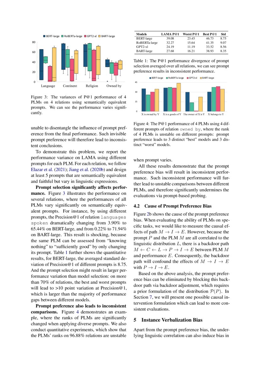 Can Prompt Probe Pretrained Language Models? Understanding the Invisible Risks from a Causal ...
