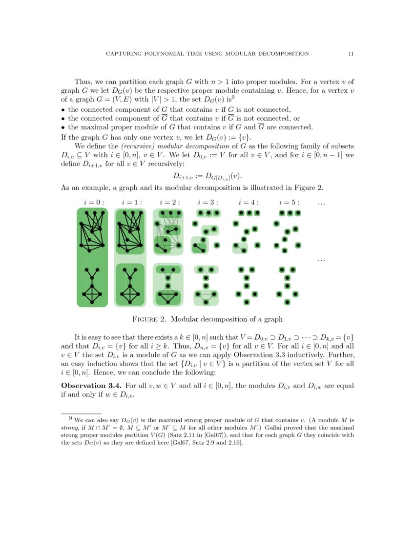 Capturing Polynomial Time using Modular Decomposition | DeepAI
