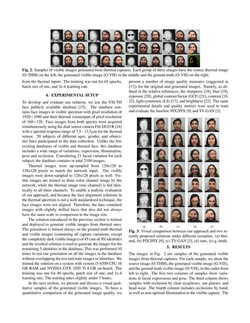 Cascaded Generation of High-quality Color Visible Face Images from ...