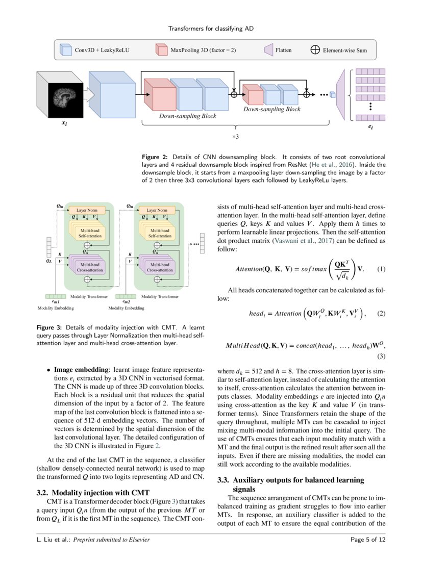 Cascaded Multi-Modal Mixing Transformers for Alzheimer's Disease Classification with Incomplete ...