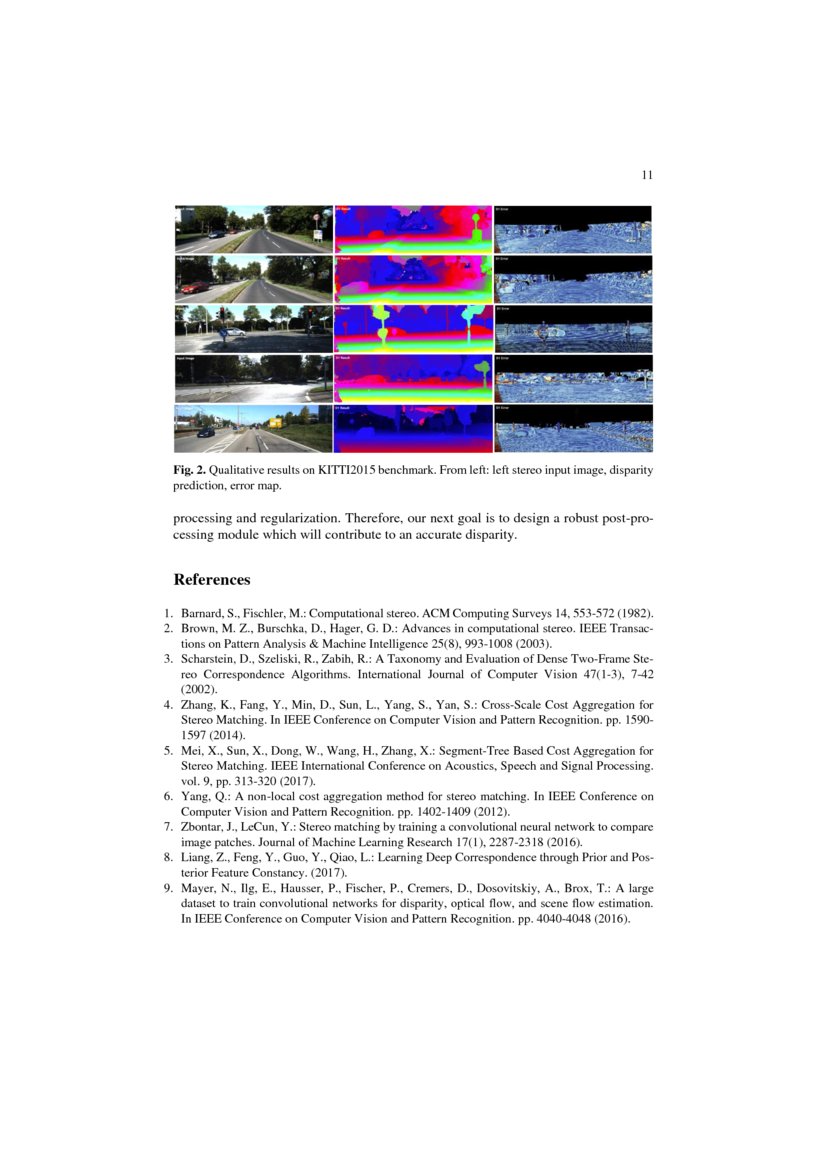 Cascaded multi-scale and multi-dimension convolutional neural network for stereo matching | DeepAI