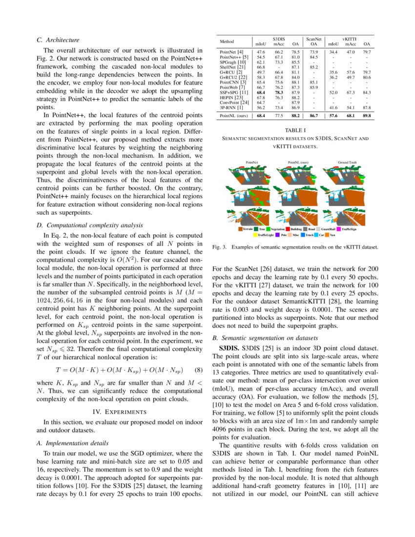 Cascaded Non-local Neural Network for Point Cloud Semantic Segmentation | DeepAI