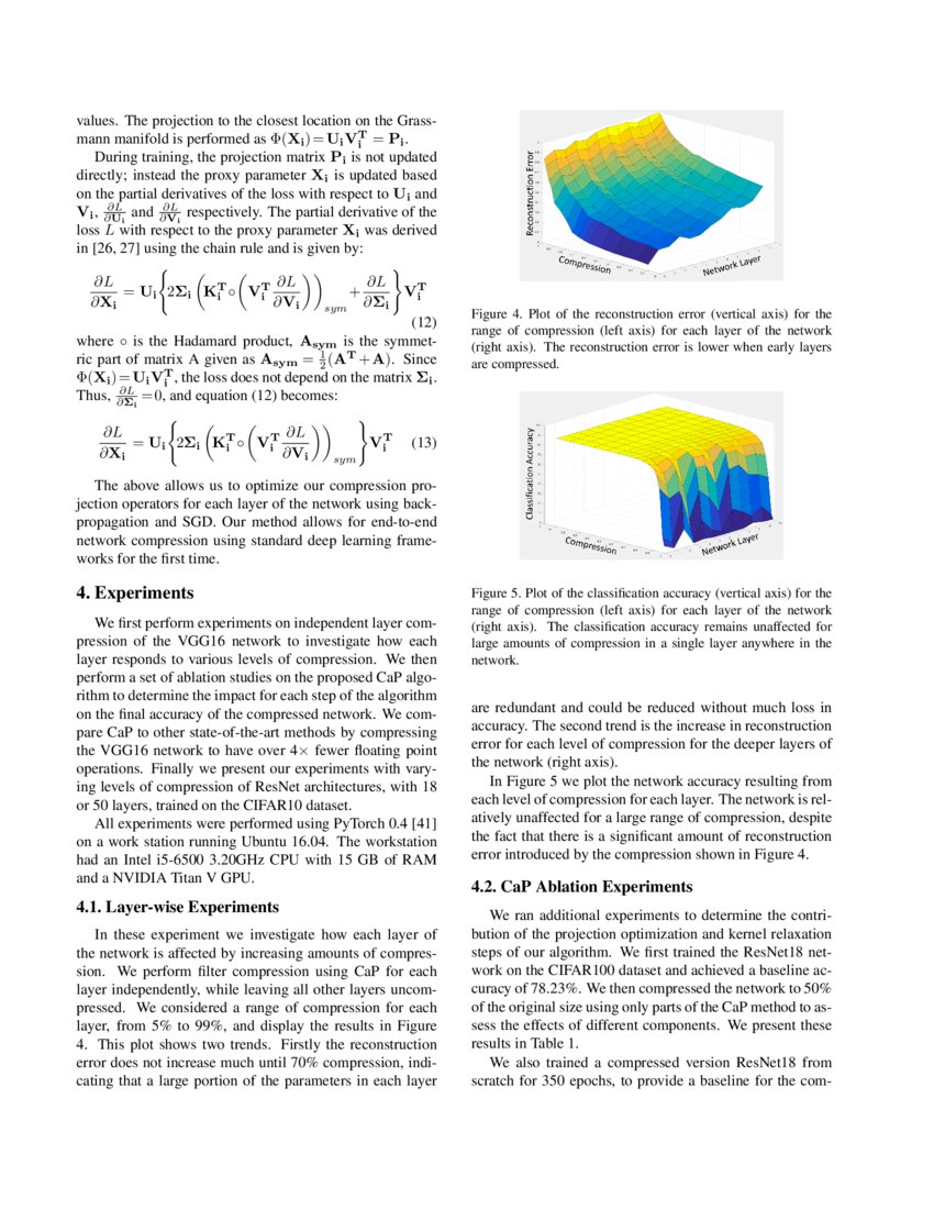 Cascaded Projection: End-to-End Network Compression and Acceleration | DeepAI
