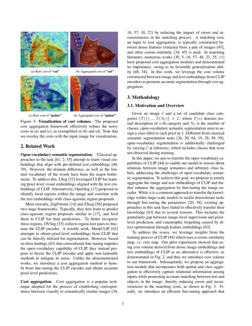 CAT-Seg: Cost Aggregation for Open-Vocabulary Semantic Segmentation ...