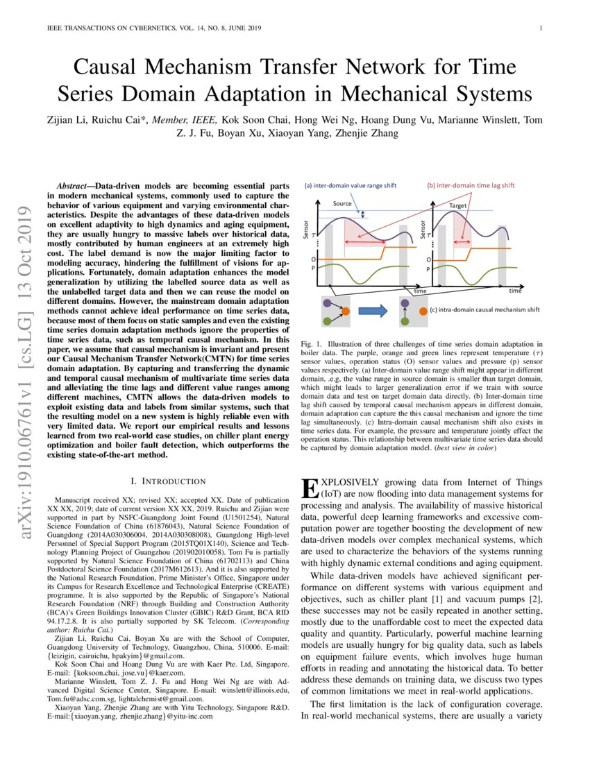 Causal Mechanism Transfer Network for Time Series Domain Adaptation in ...