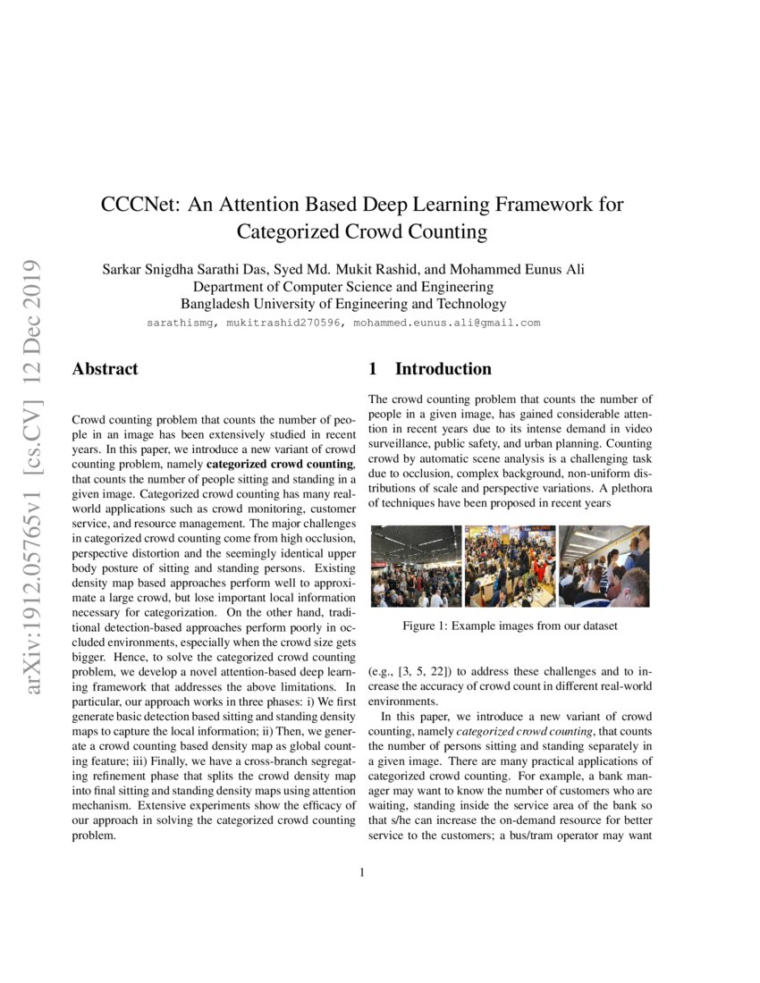 CCCNet: An Attention Based Deep Learning Framework for Categorized ...