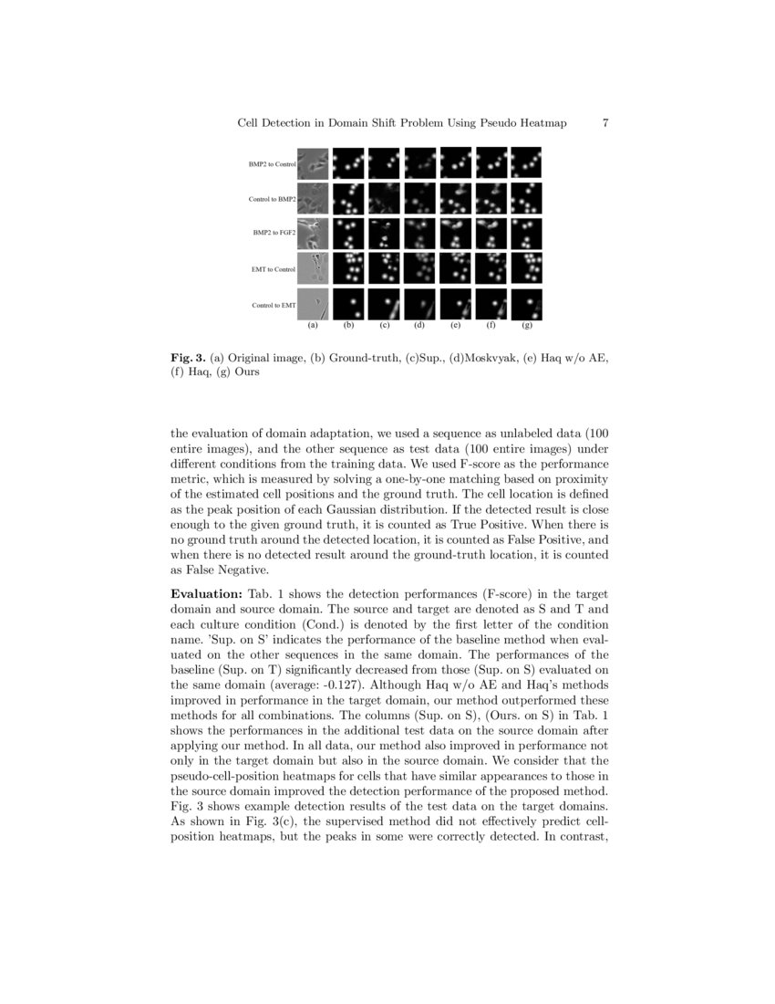 Cell Detection In Domain Shift Problem Using Pseudo Cell Position