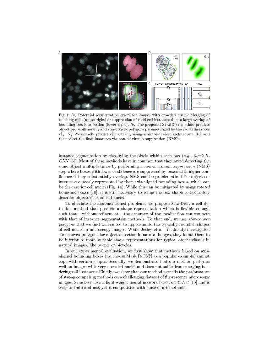 Cell Detection With Star Convex Polygons Deepai
