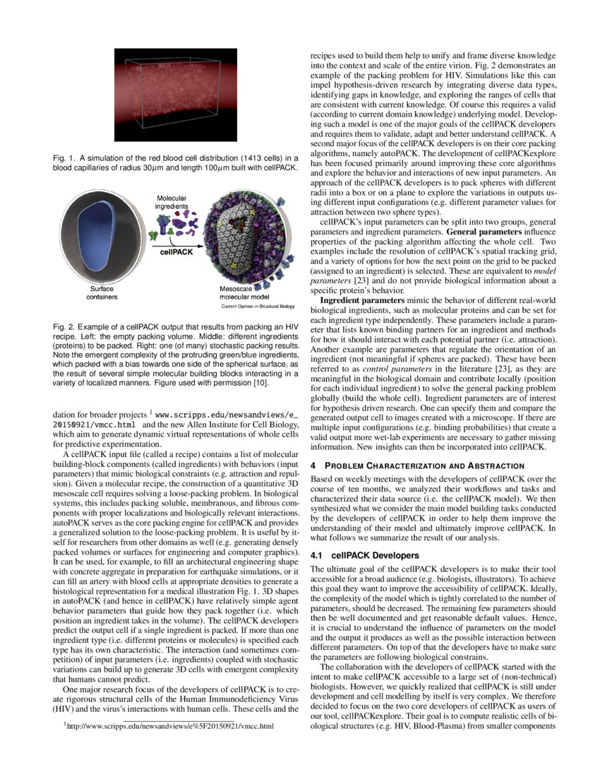 cellPACKexplorer: Interactive Model Building for Volumetric Data of ...