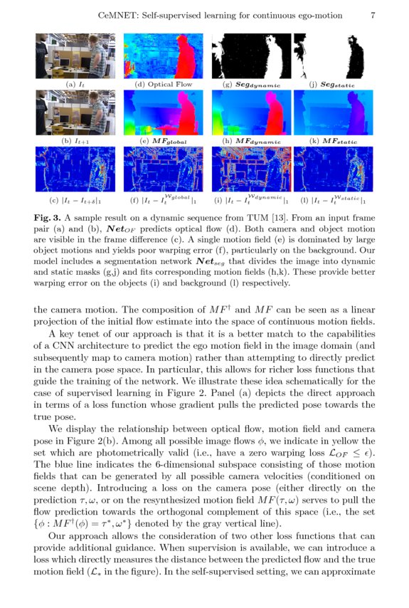 CeMNet: Self-supervised learning for accurate continuous ego-motion estimation | DeepAI