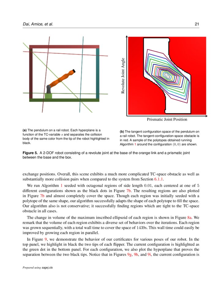 Certified Polyhedral Decompositions of Collision-Free Configuration ...